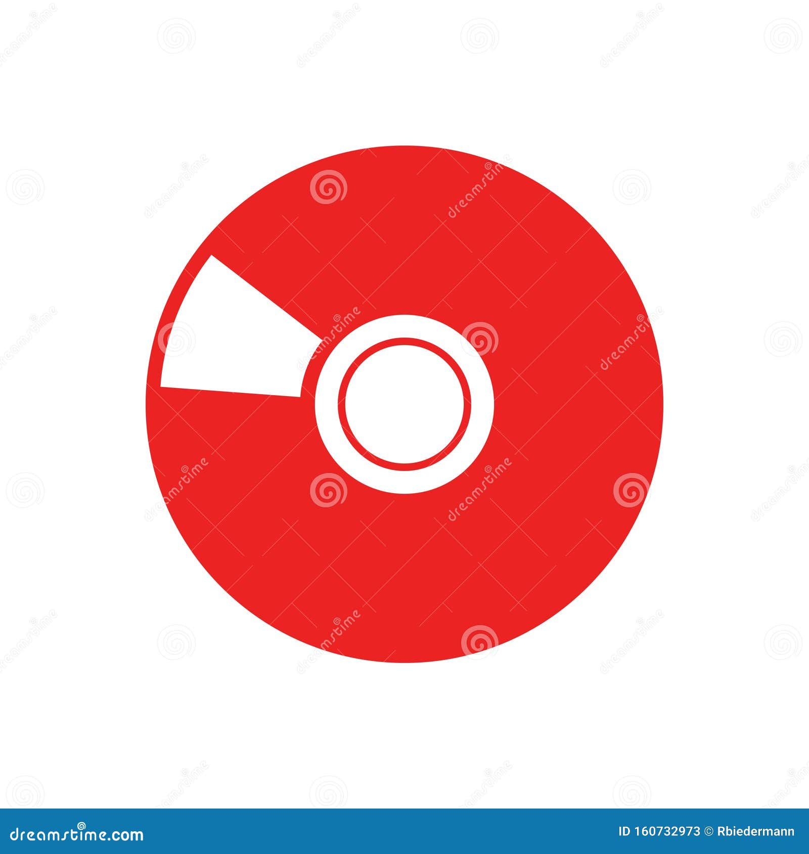 Disc and Background As Vector Illustration Stock Vector - Illustration ...