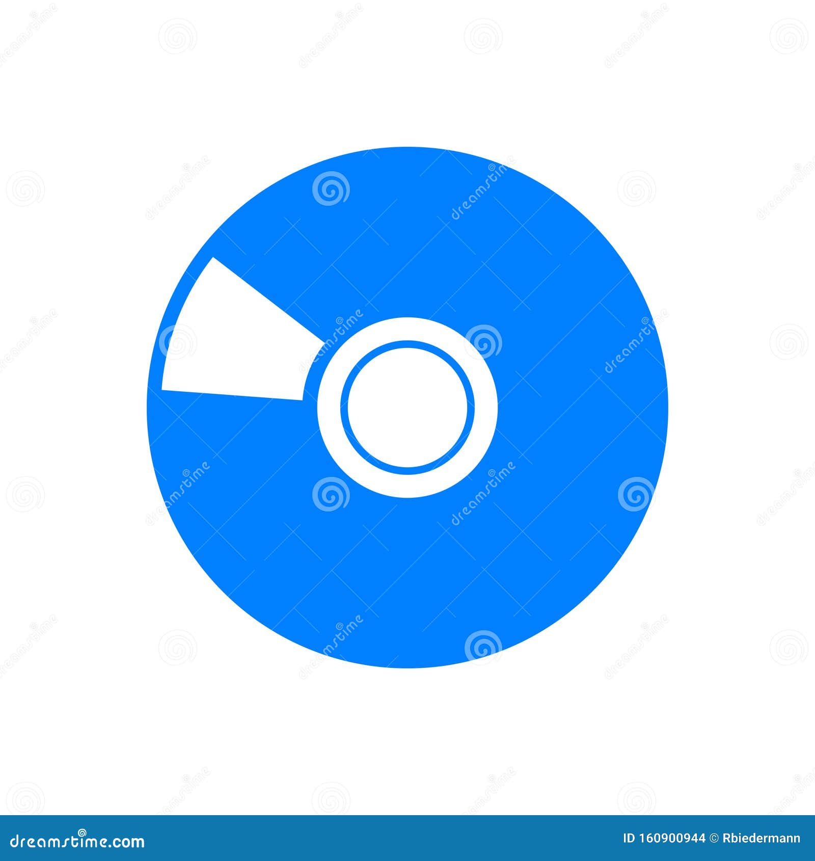 Disc and Background As Vector Illustration Stock Vector - Illustration ...