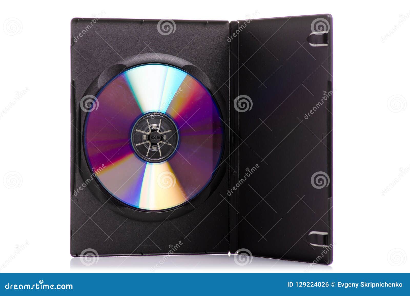 Disc in box stock photo. Image of backup, colorful, blank - 129224026