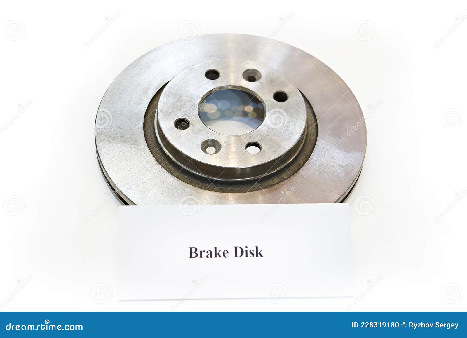 Disc brake isolated white stock photo. Image of automobile - 228319180