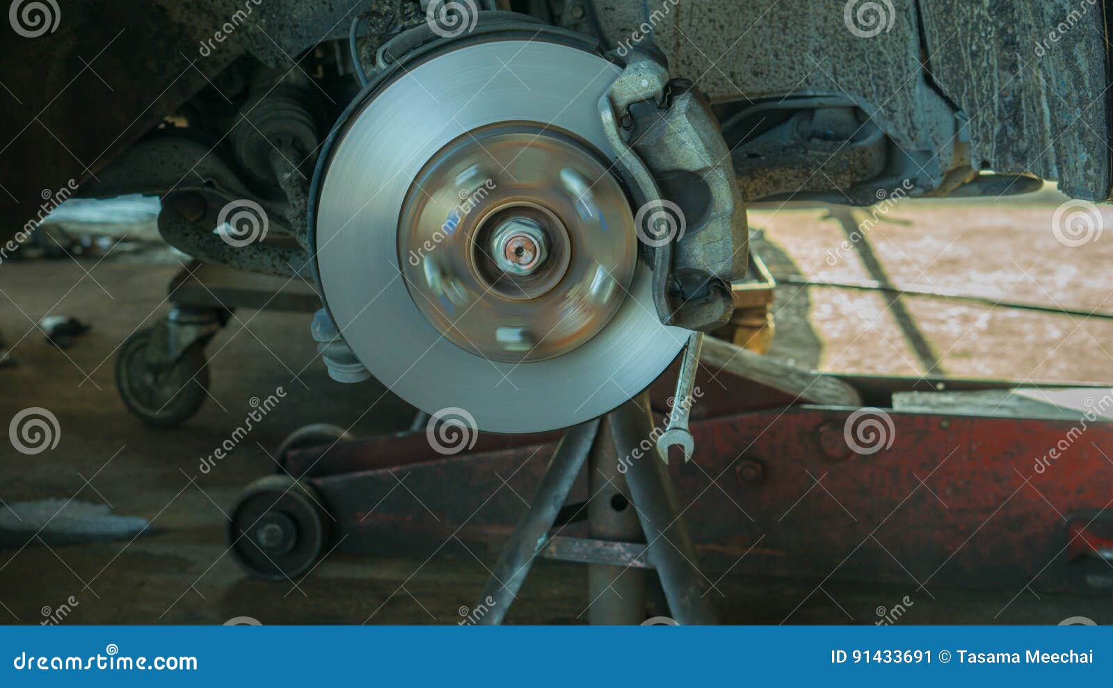 Disc brake system stock image. Image of shiny, system - 91433691