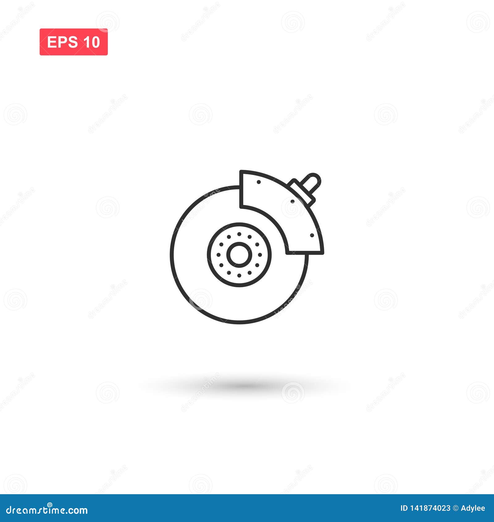 Disc Brake System Vector Isolated 4 Stock Vector - Illustration of ...