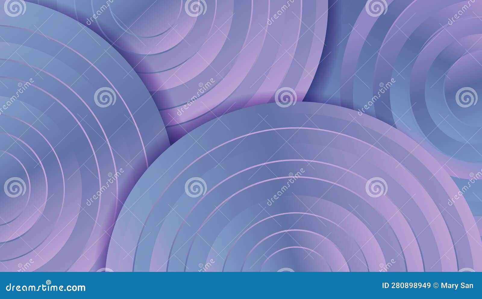 Disc Circles Gradient Background. Abstract Circle Papercut Smooth Color ...