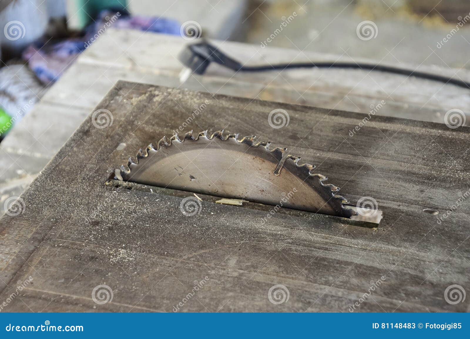 Disc Circular Saw. Drive for Sawing Wood Stock Image - Image of rotary ...