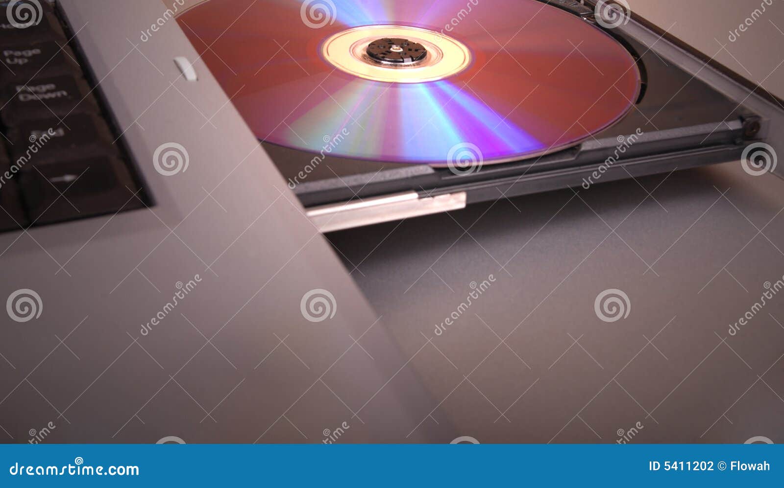 Disc Drive with Blank Cd, Dvd Stock Photo - Image of written, save: 5411202