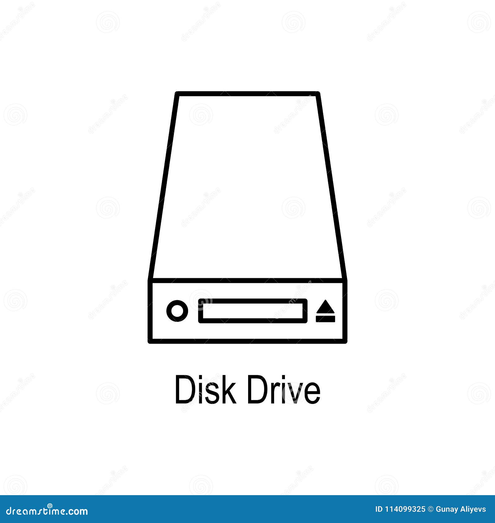 Disc Drives Icon. Element of Computer Part for Mobile Concept and Web ...