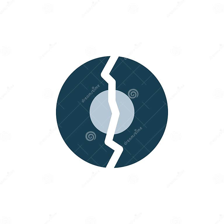 Disc Error Icon. Perfect for Application, Web, Logo and Presentation ...