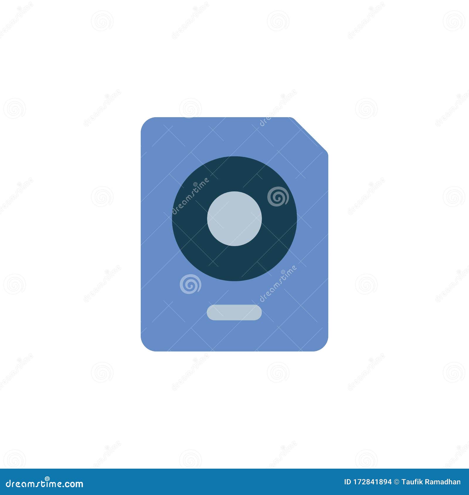Disc File Icon. Perfect For Application, Web, Logo And Presentation ...