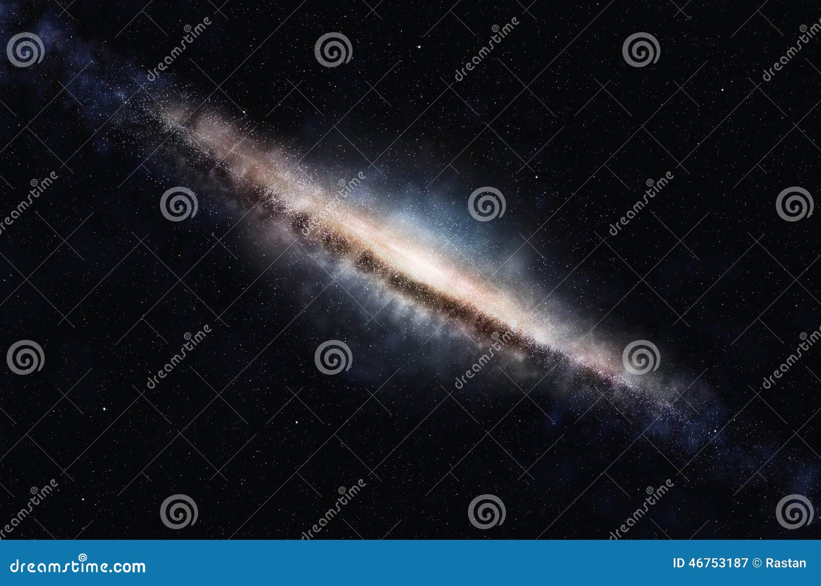Disc galaxy stock image. Image of heavenly, nebula, nebular - 46753187