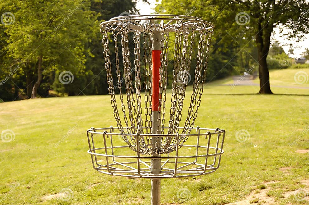 Disc Golf stock photo. Image of hole, game, green, metal - 9742926
