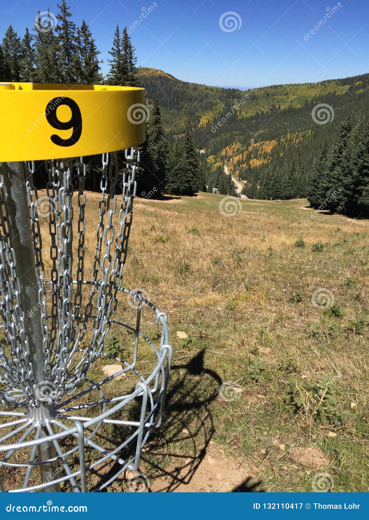Disc Golf Course stock image. Image of activity, hole - 132110417