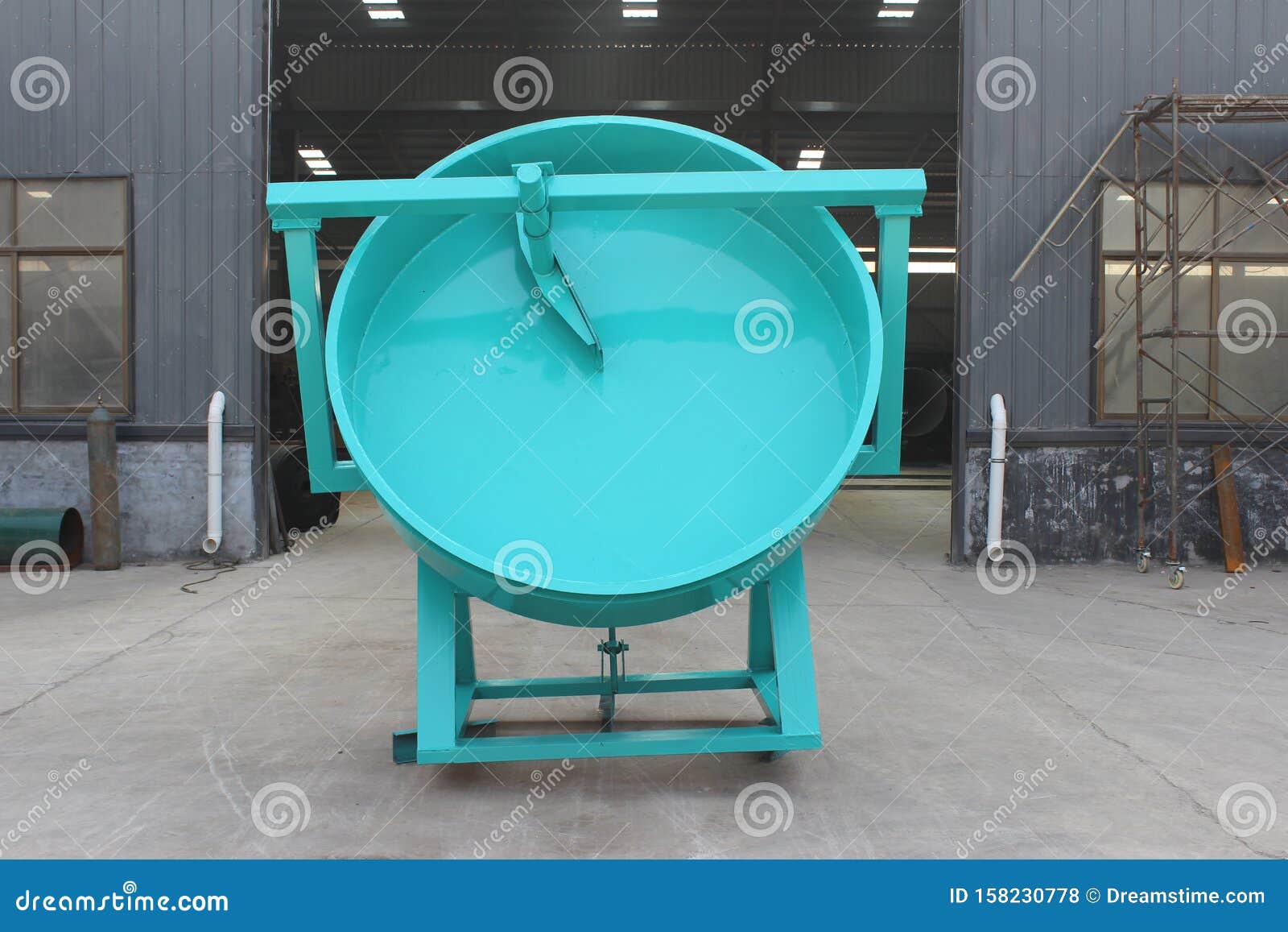 Disc granulator machine stock photo. Image of life, granulator - 158230778