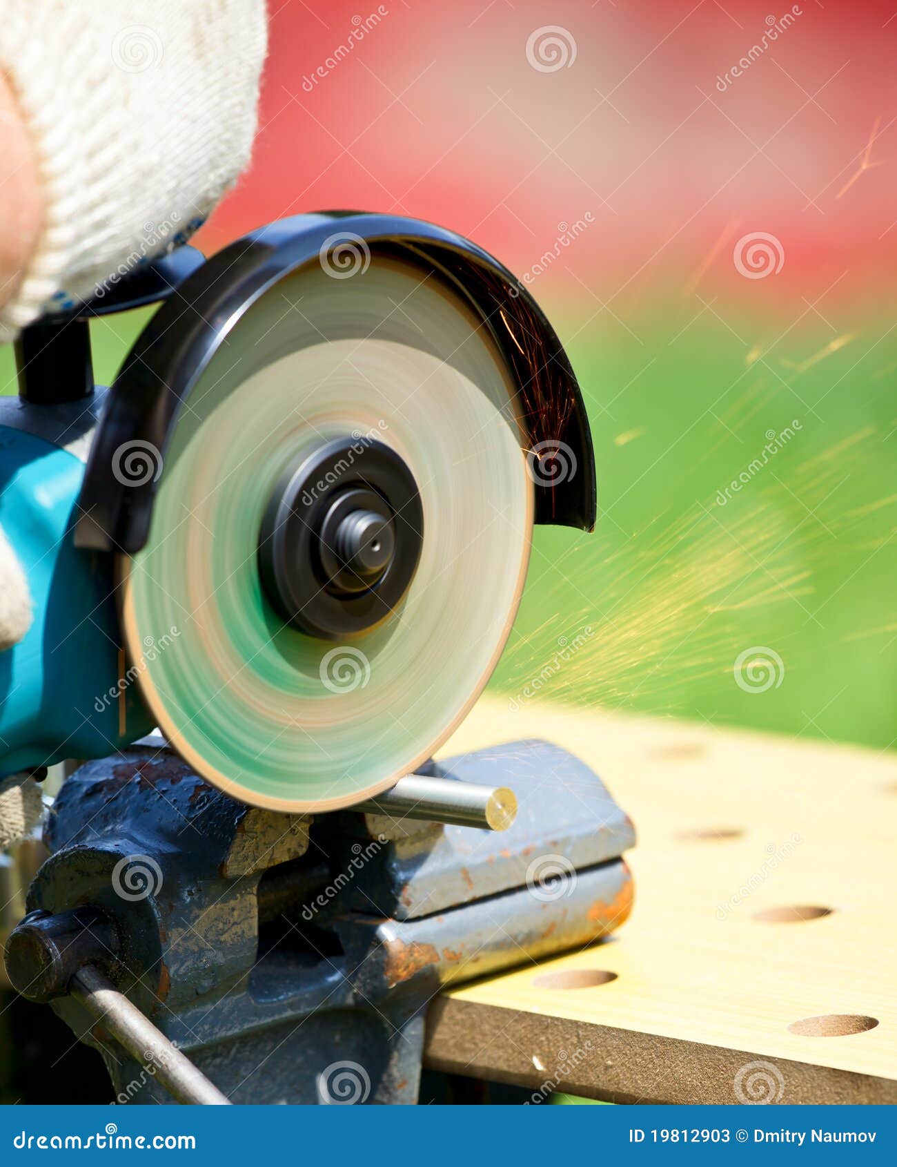 Disc grinder stock image. Image of protective, machine - 19812903