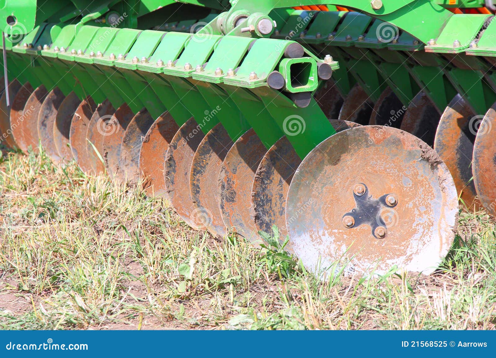 Disc harrow stock image. Image of outdoor, autumn, earth - 21568525