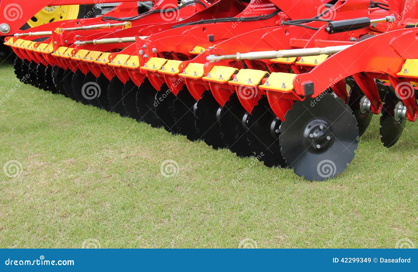 Disc Harrow Trailer. stock image. Image of farm, trailer - 42299349