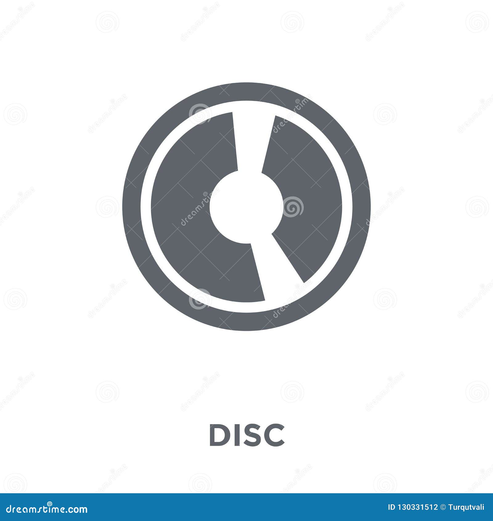Disc Icon. Trendy Disc Logo Concept On White Background From Mus ...