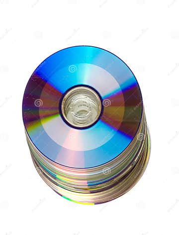 Disc isolated on white stock photo. Image of background - 7106946