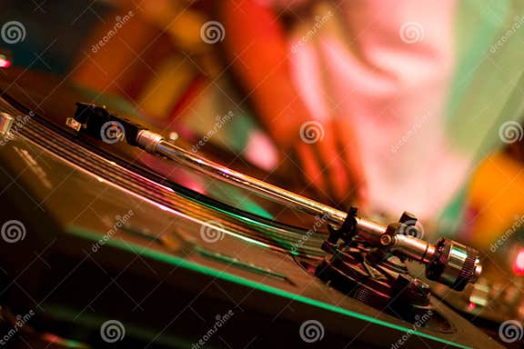 Disc jockey stock image. Image of party, colorul, disc - 1478185