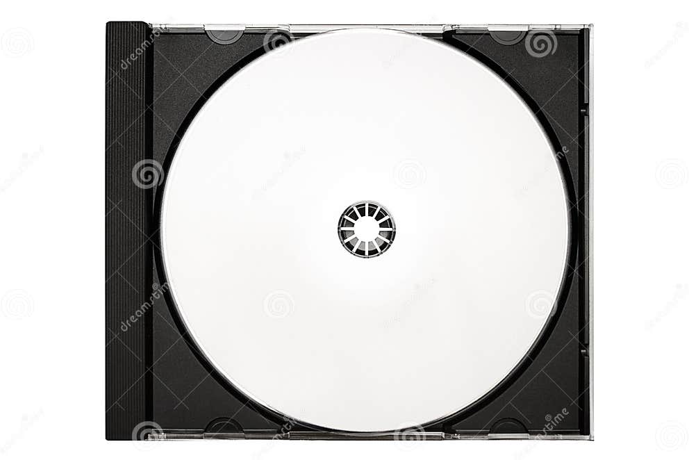 Disc Labeling â€“ Inlay and Blank Disc W/ Path Stock Image - Image of ...