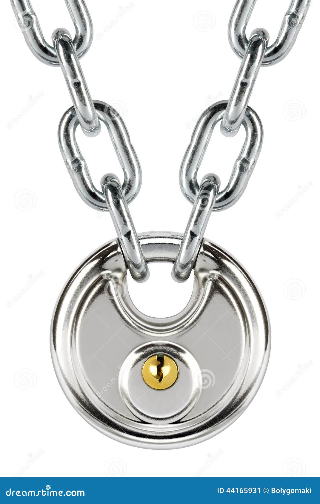 Disc lock and chain stock image. Image of chart, gate - 44165931