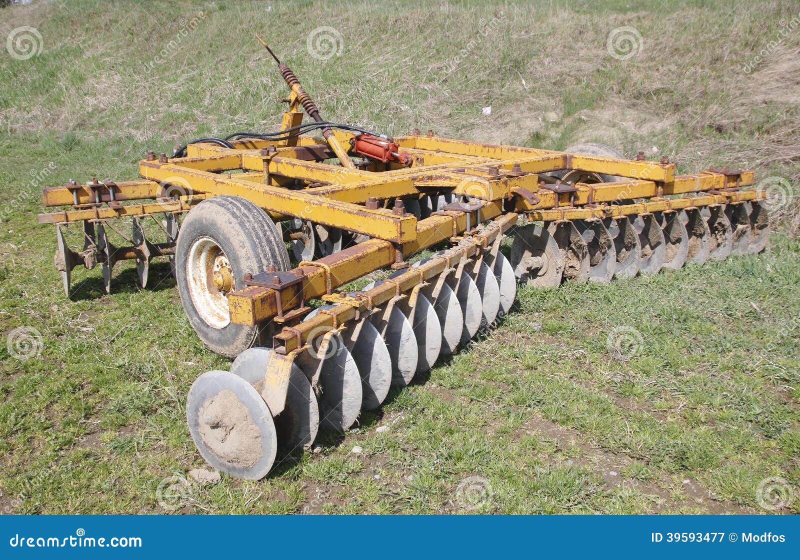 Disc Plow stock image. Image of outside, disc, outdoor - 39593477