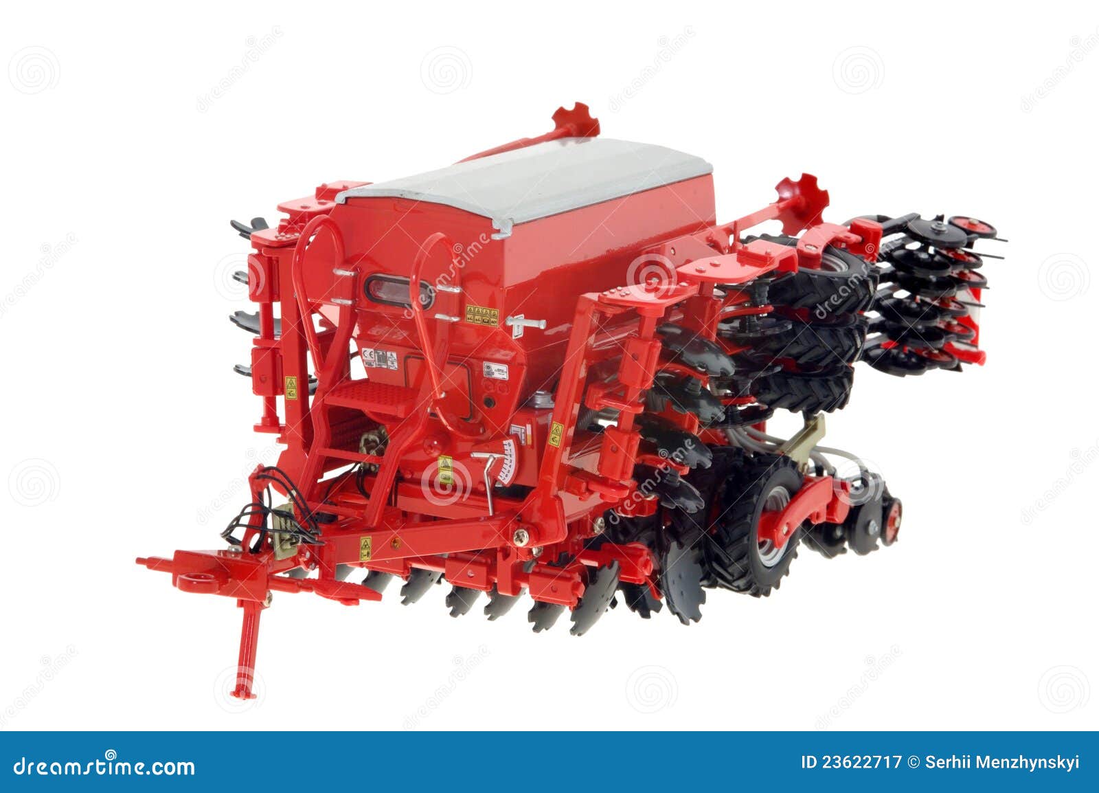 Disc seed drills stock image. Image of rural, white, agriculture - 23622717