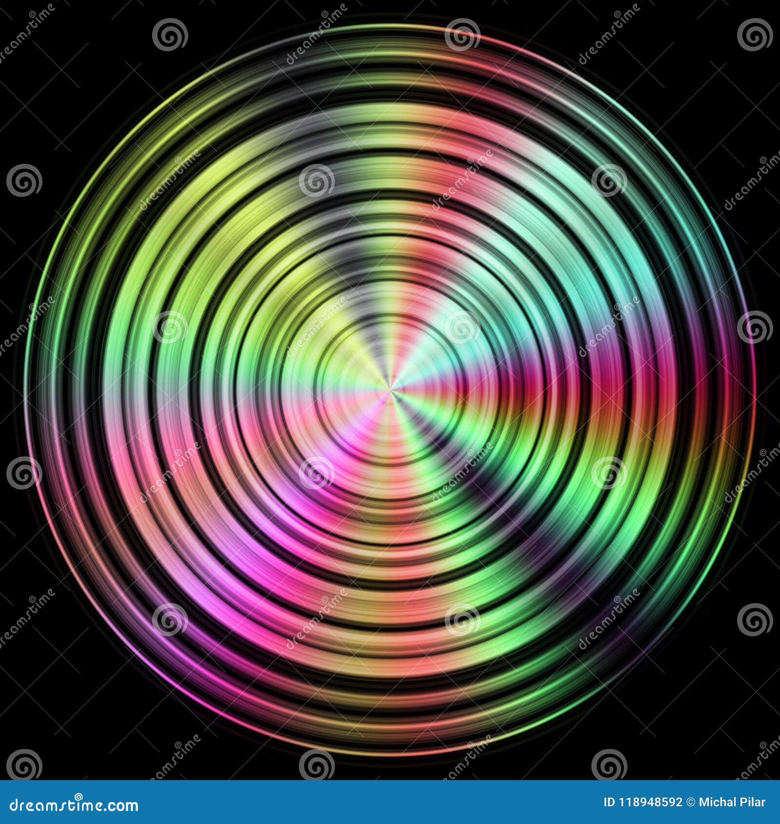 Disc Texture with More Color Stock Illustration - Illustration of ...