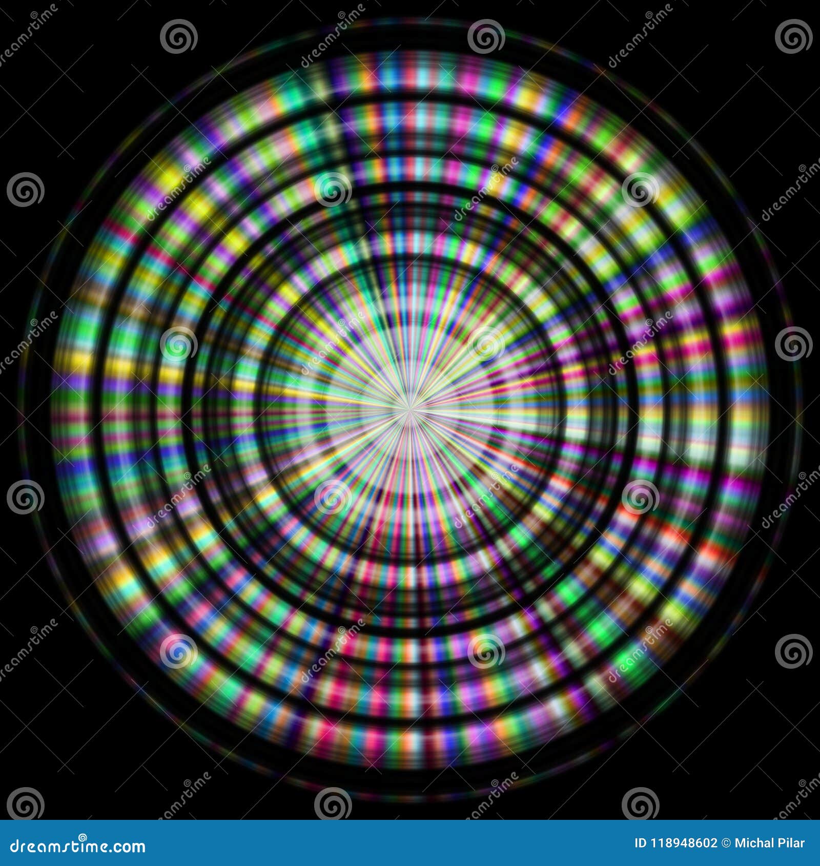 Disc Texture with More Color Stock Illustration - Illustration of ...