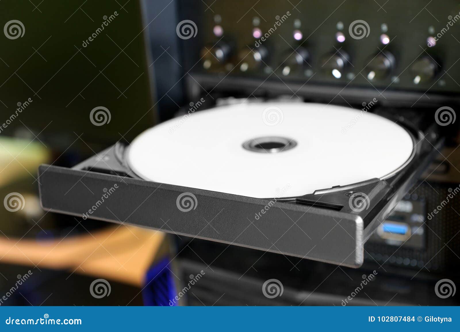Disc tray stock photo. Image of data, digital, error - 102807484