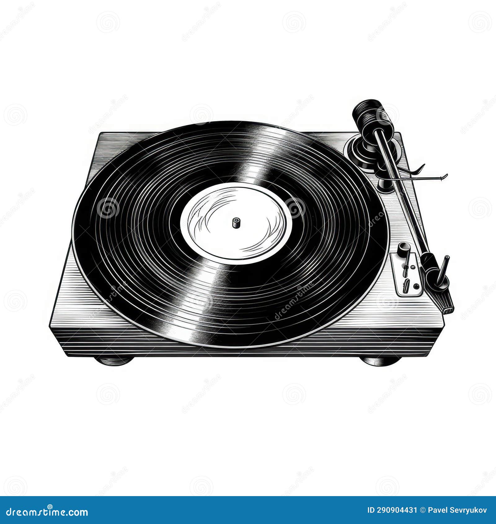 Disc vinyl ai generated stock illustration. Illustration of music ...