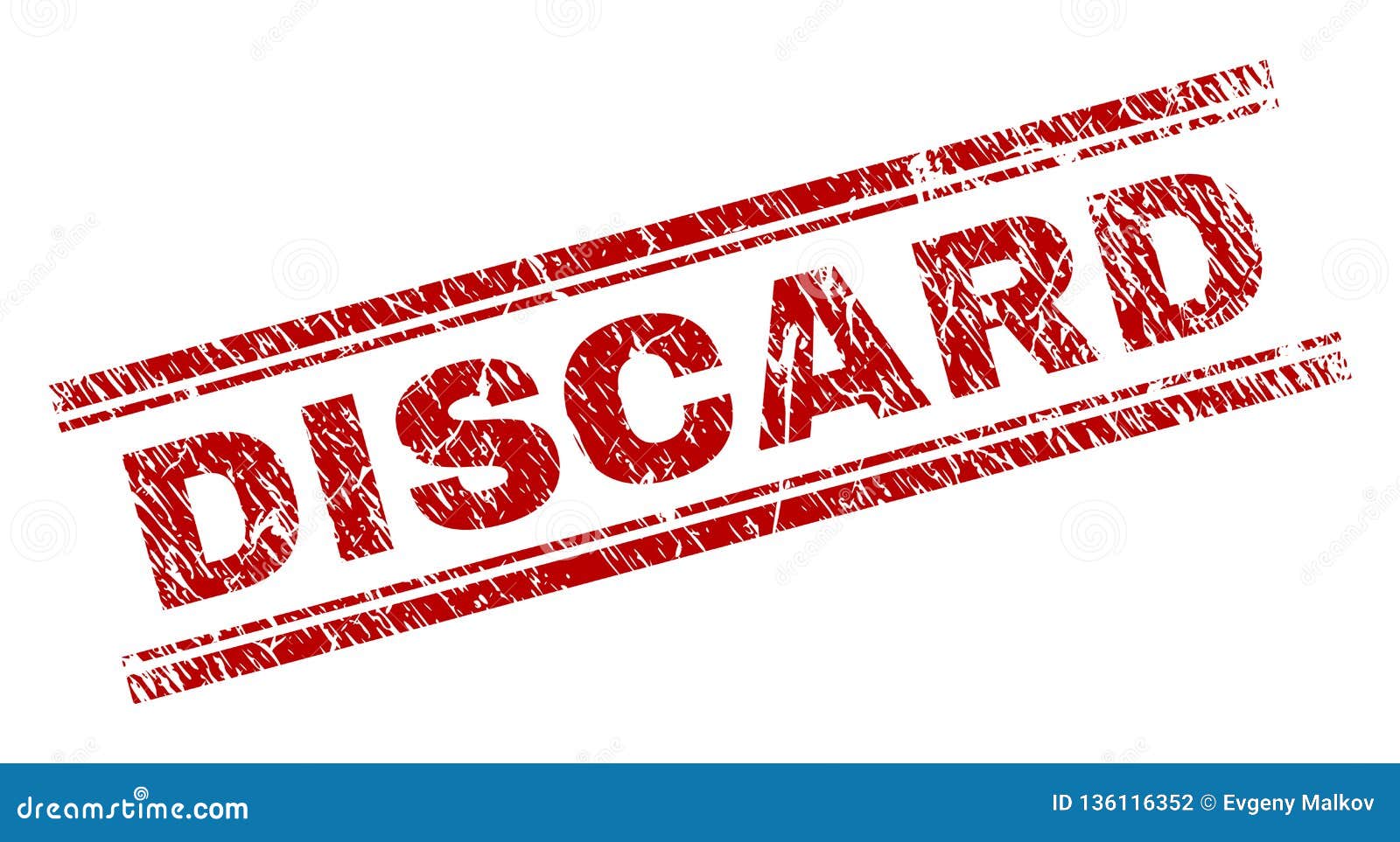 Scratched Textured DISCARD Stamp Seal Stock Vector - Illustration of ...