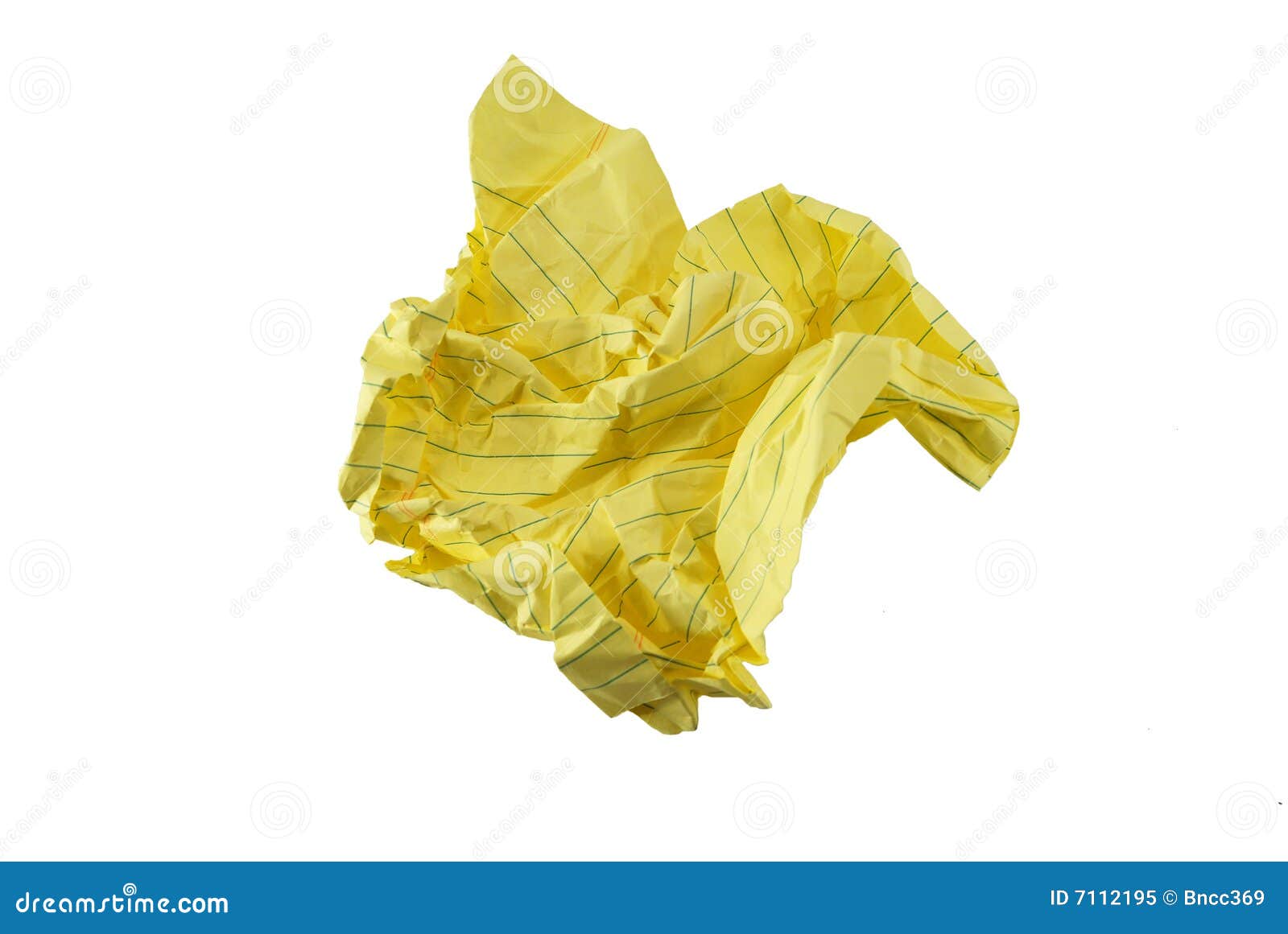 Discarded stock image. Image of isolated, crumpled, note - 7112195