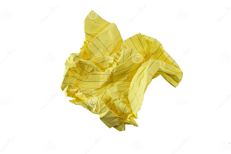 Discarded stock image. Image of isolated, crumpled, note - 7112195