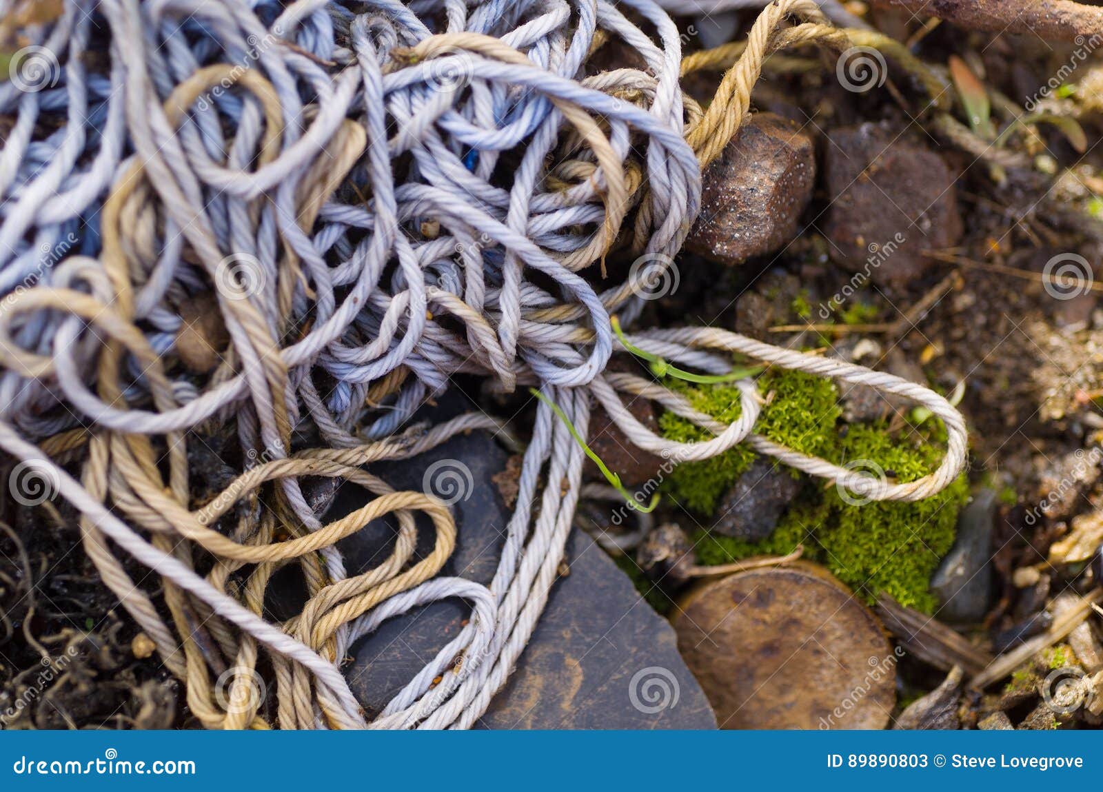 Discarded blue wool stock image. Image of wool, fibre - 89890803