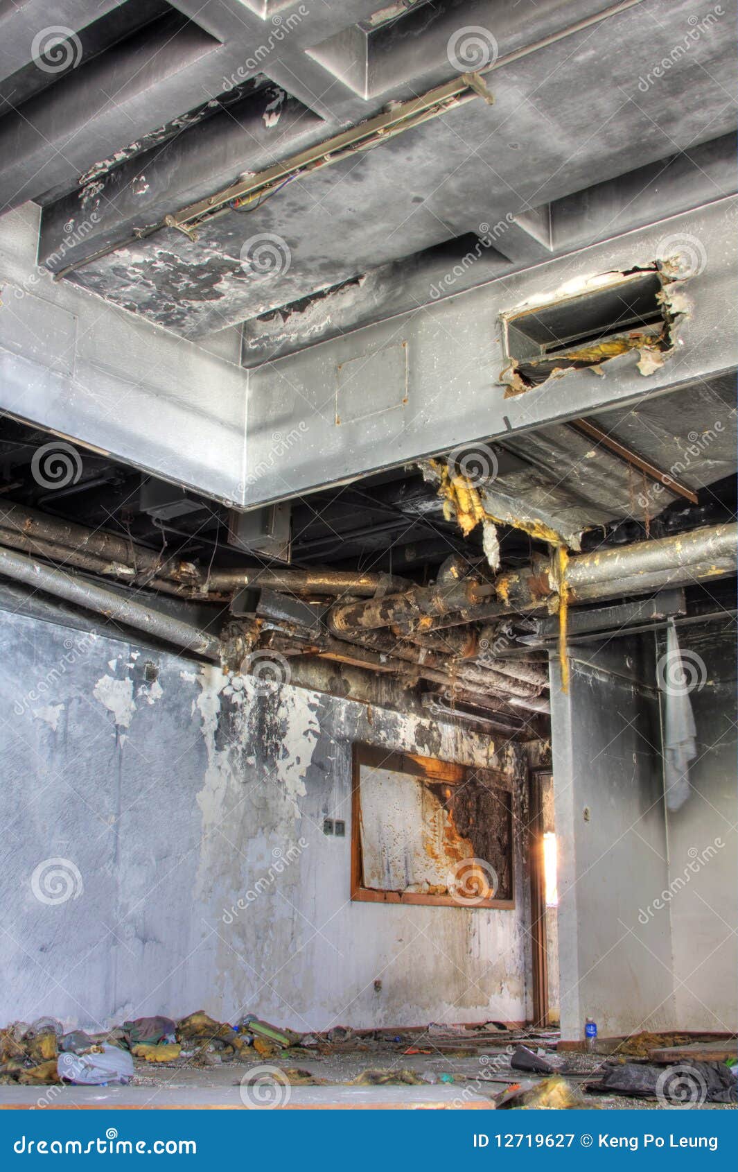 Discarded building stock image. Image of light, brick - 12719627