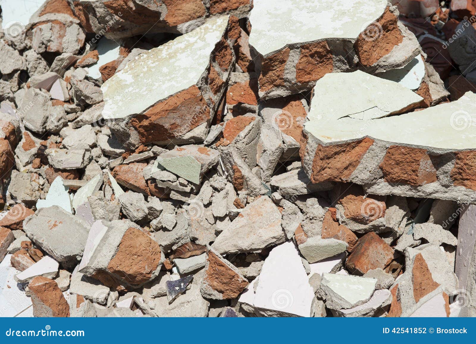 Discarded building rubble stock photo. Image of heap - 42541852