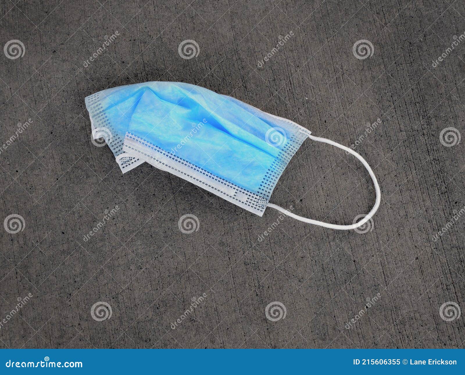 Discarded Facemask Face Mask Covid Coronavirus Garbage Trash Stock ...