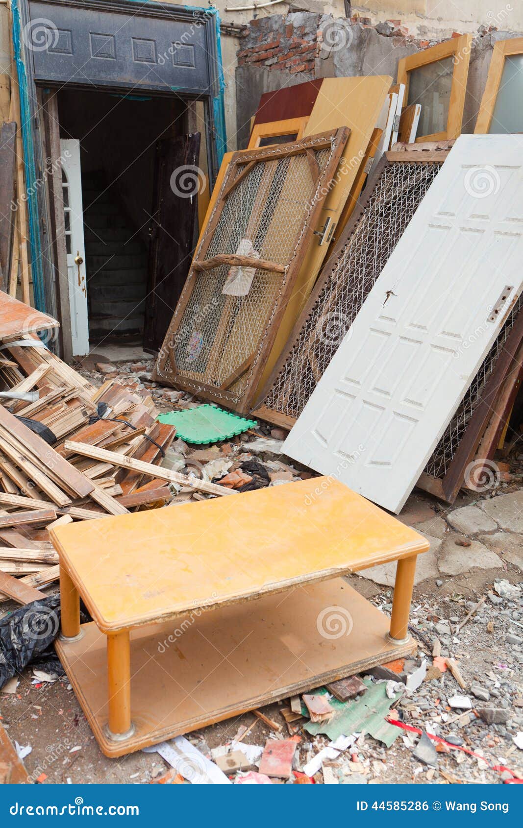 Discarded furniture stock photo. Image of trash, furniture - 44585286