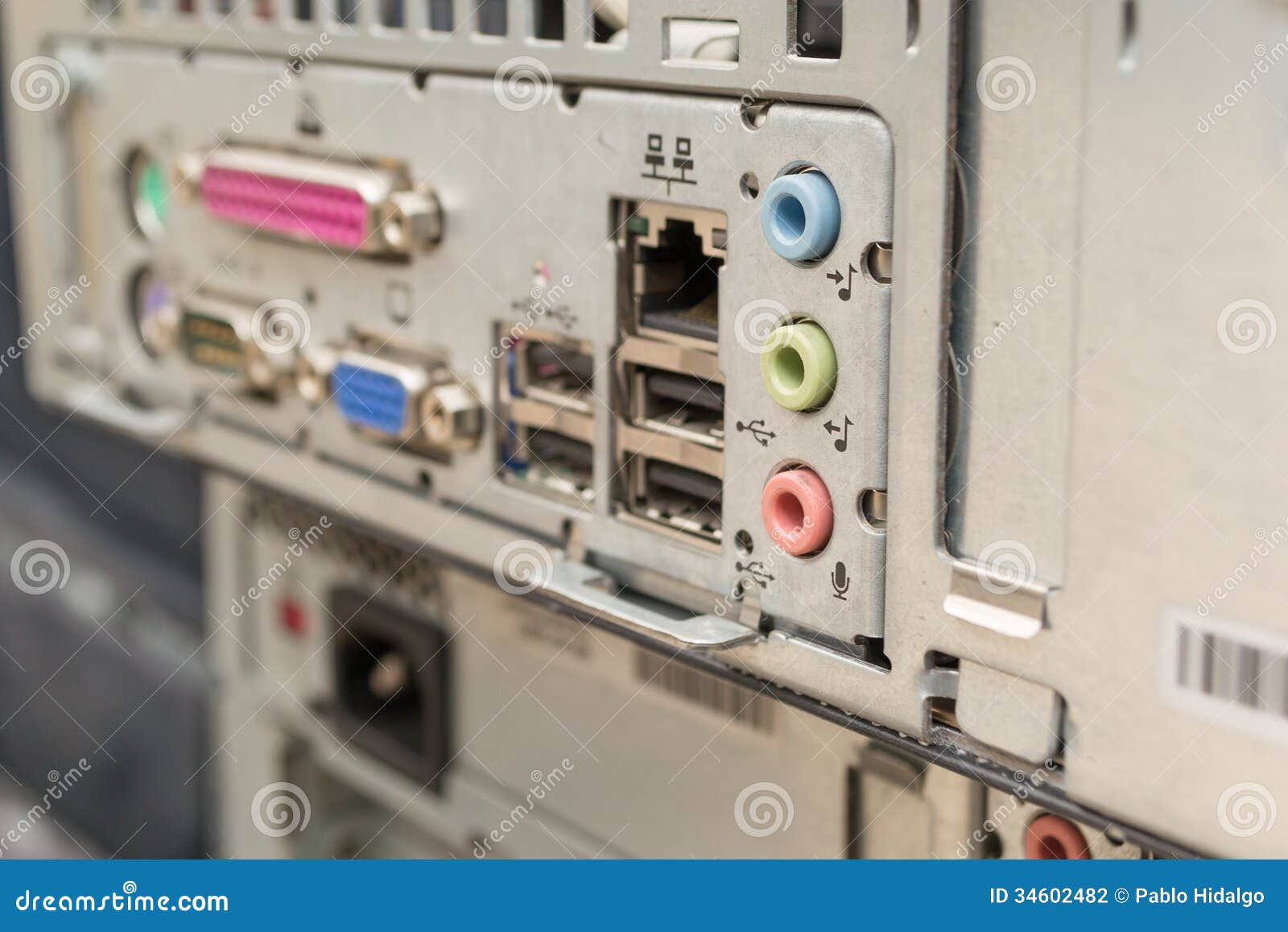 Discarded Obsolete Electronic Equipment / Computer Stock Photo - Image ...