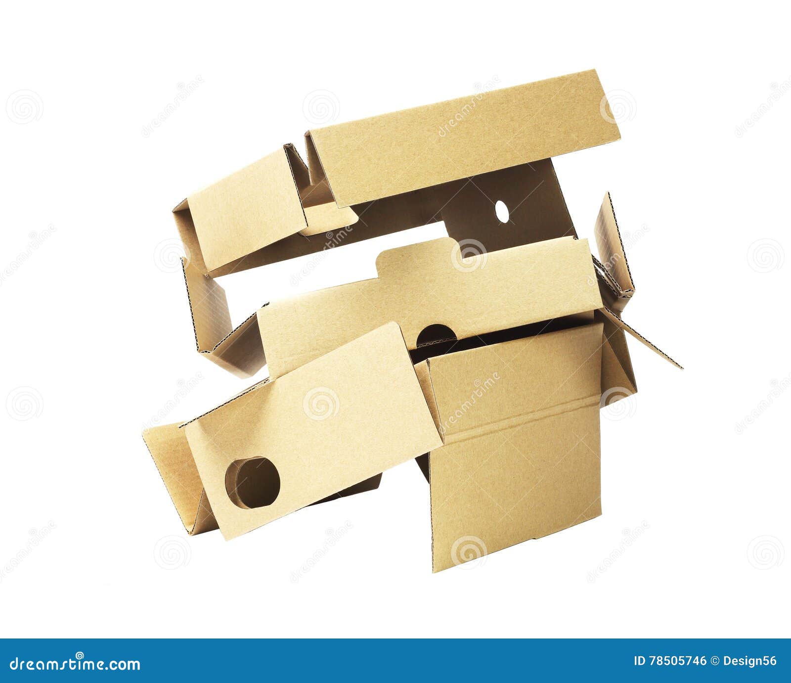 Discarded Packaging Cardboard Stock Photo - Image of product, package ...