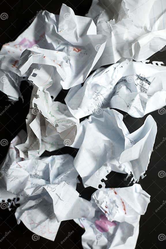 Discarded Paper stock image. Image of remind, paper, white - 18469311
