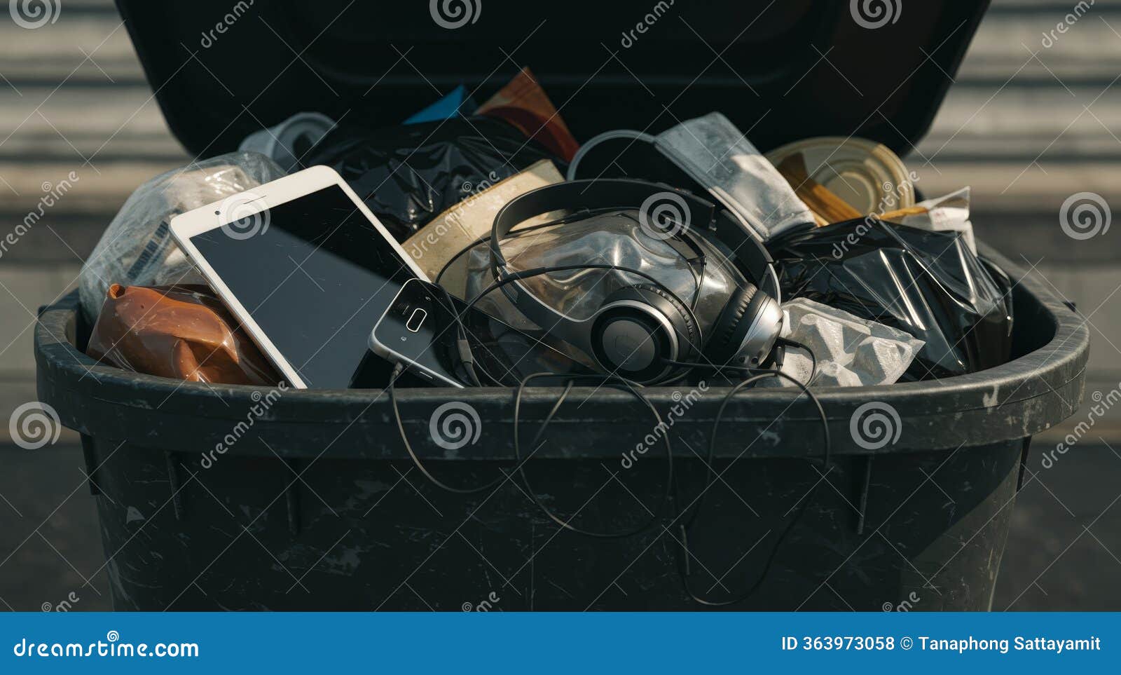 Other Waste Recycling Signs Icon Set Of Outline Types. Isolated Vector ...