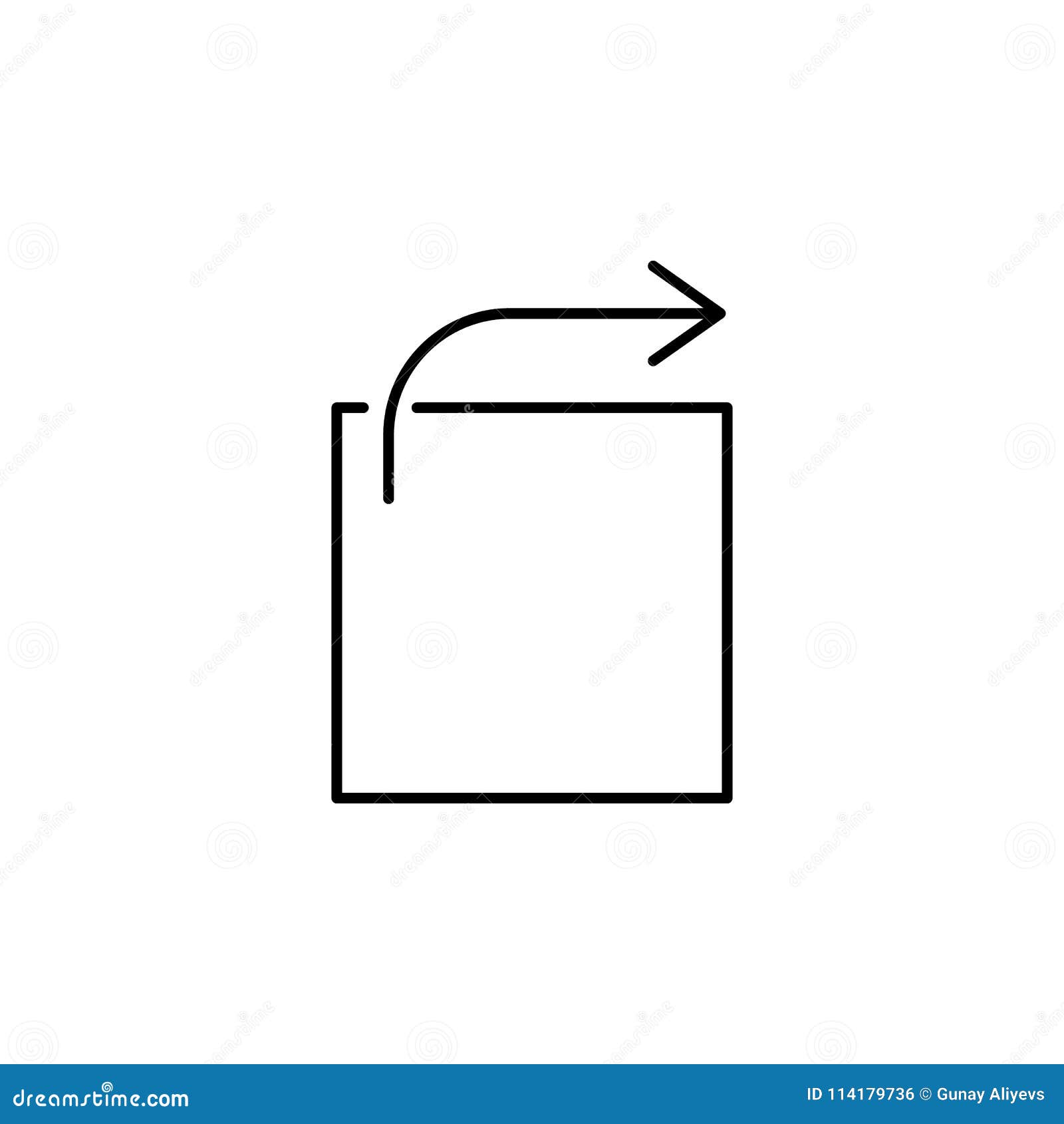 Discharge Sign from the Box Icon. Element of Simple Icon for Websites ...