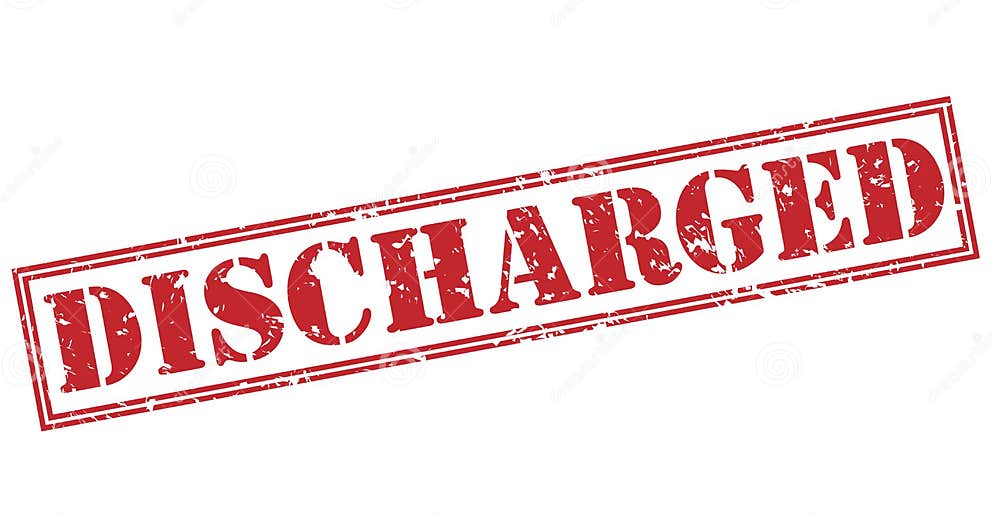 Discharged stamp stock illustration. Illustration of discharged - 95570834