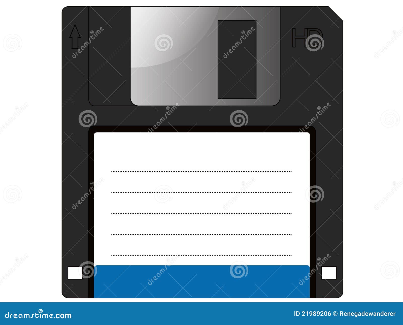 Dischetto illustrazione vettoriale. Illustrazione di recupero - 21989206