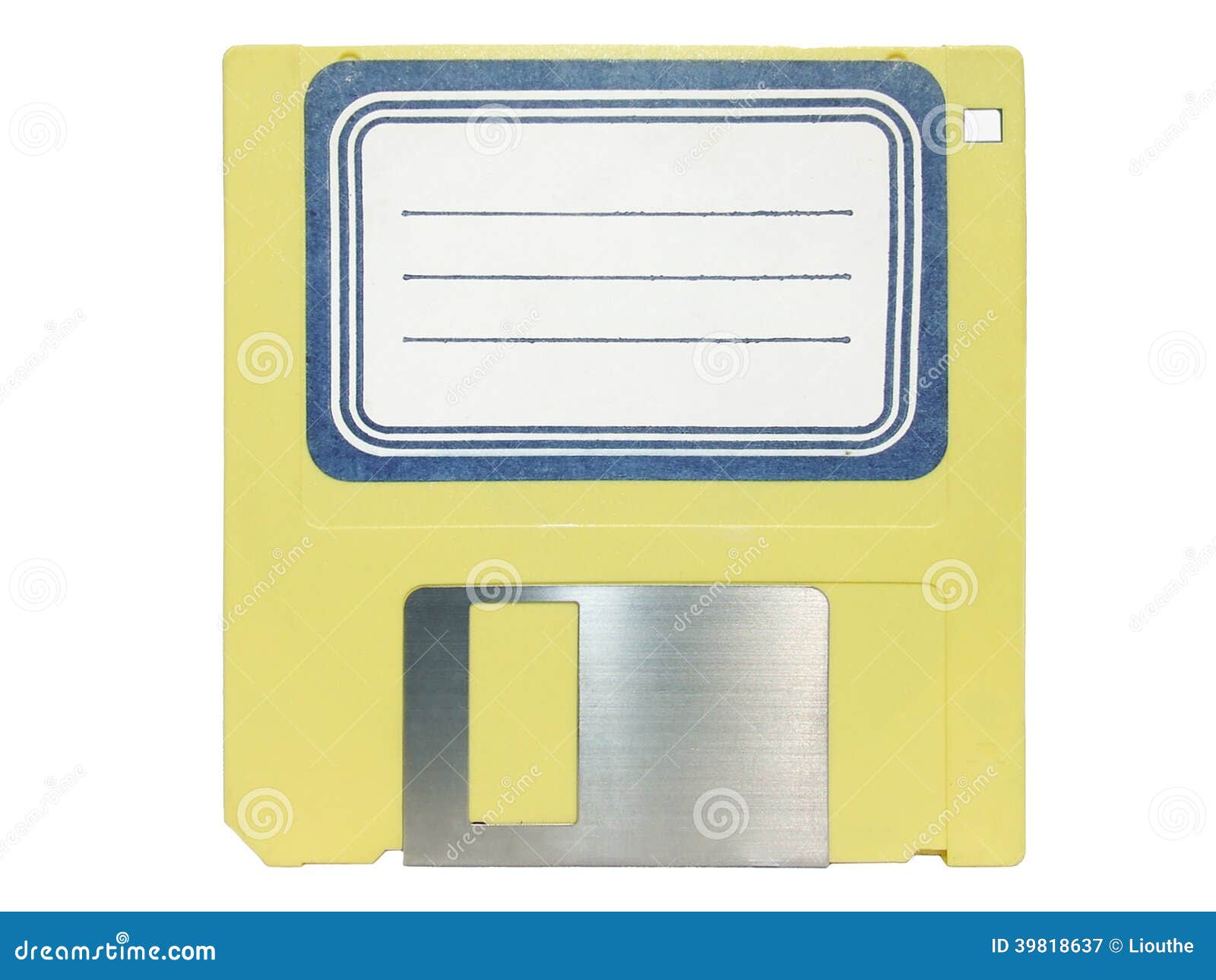 Dischetto con l'etichetta immagine stock. Immagine di azionamento ...