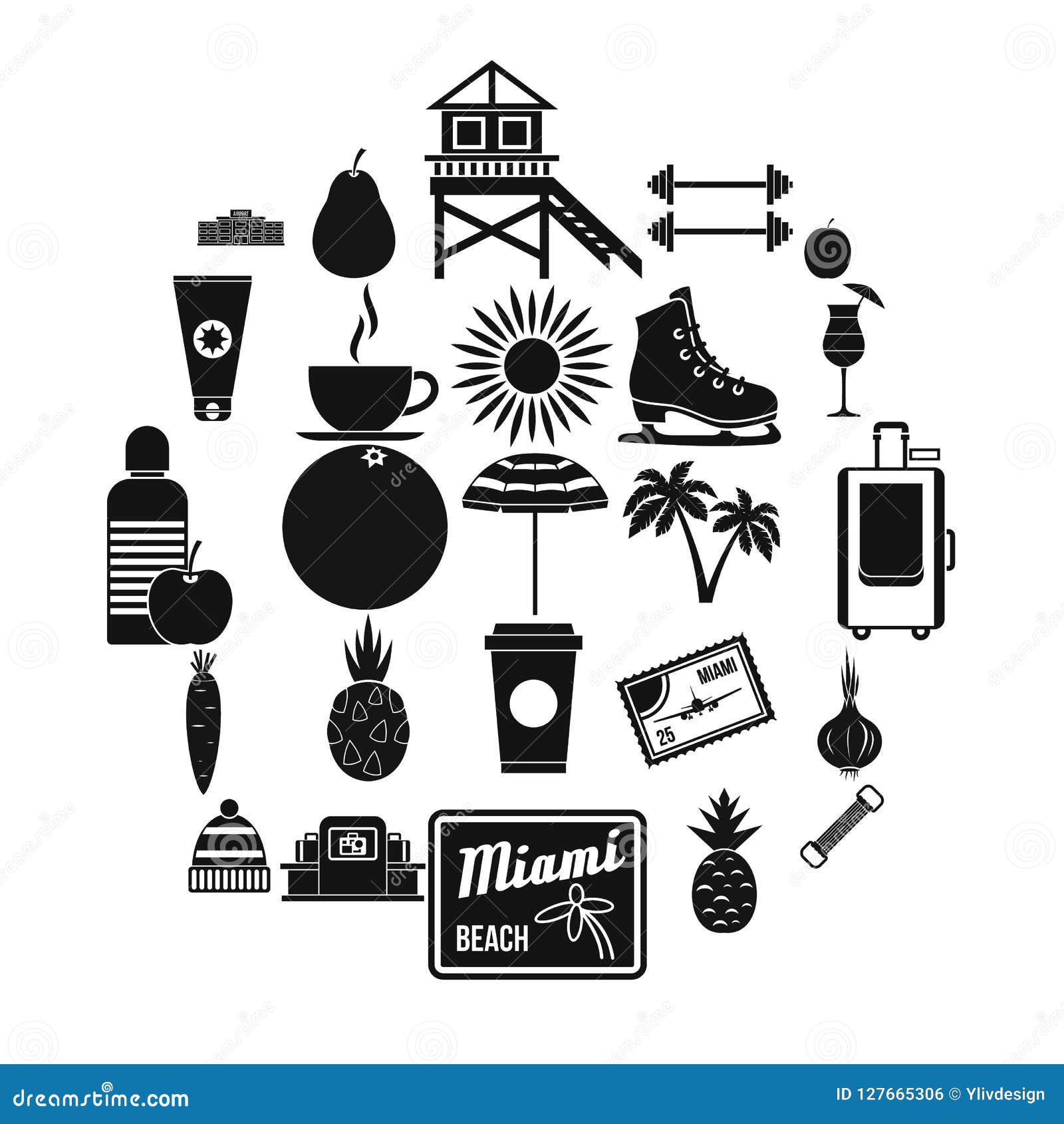 Discipline Icons Set, Simple Style Stock Vector - Illustration of ...