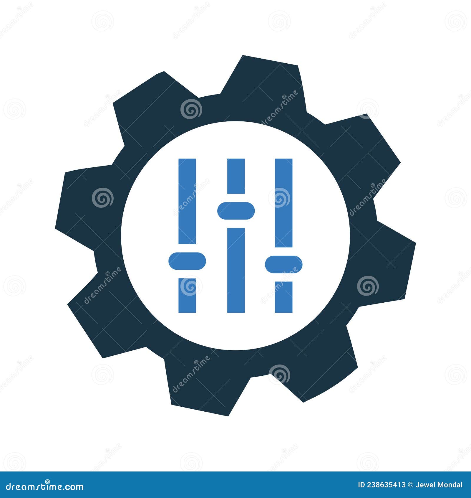 Discipline, Order, Process, Setting, Settings Icon. Simple Flat Design ...