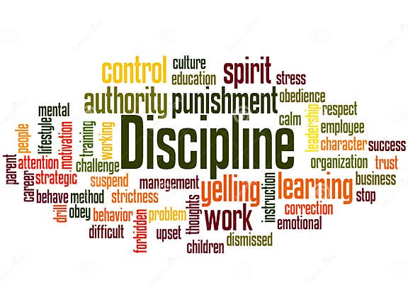 Discipline Word Cloud Concept 3 Stock Illustration - Illustration of ...