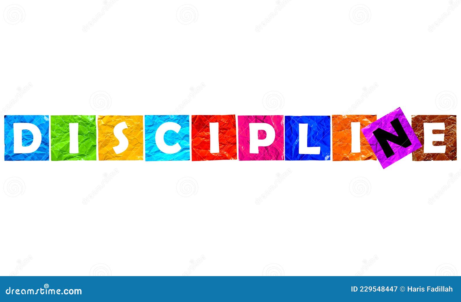 DISCIPLINE stock illustration. Illustration of executive - 229548447